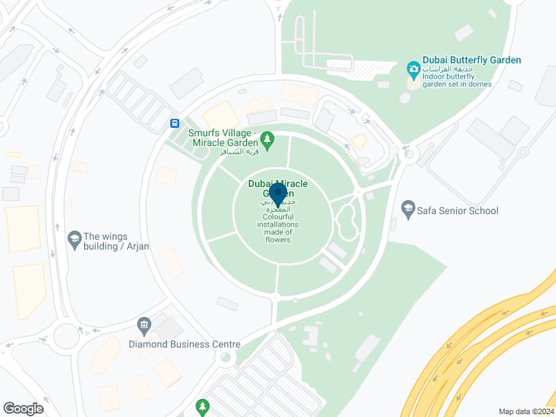 Dubai Miracle Garden Location Map Winter Adventure And Floral Beauty: